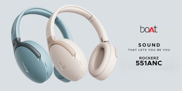 Get Your Hands on boAt's Latest Rockerz 551ANC Headphones at a Special ...