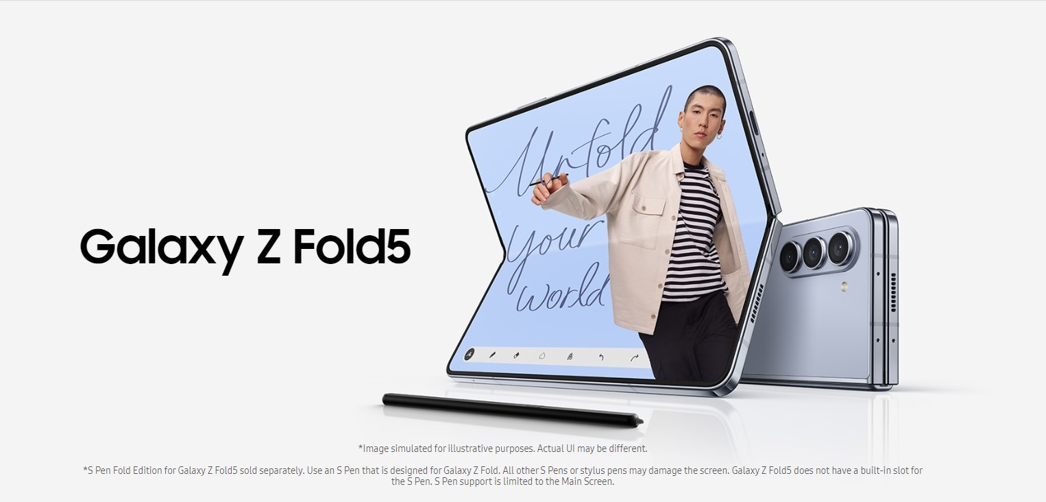 Samsung Galaxy Z Fold5: Unveiling the Thinnest and Lightest Foldable ...