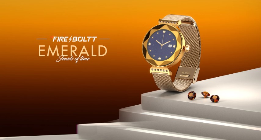 Fire-Boltt Launches Stunning Emerald Smartwatch in India: HD Display ...