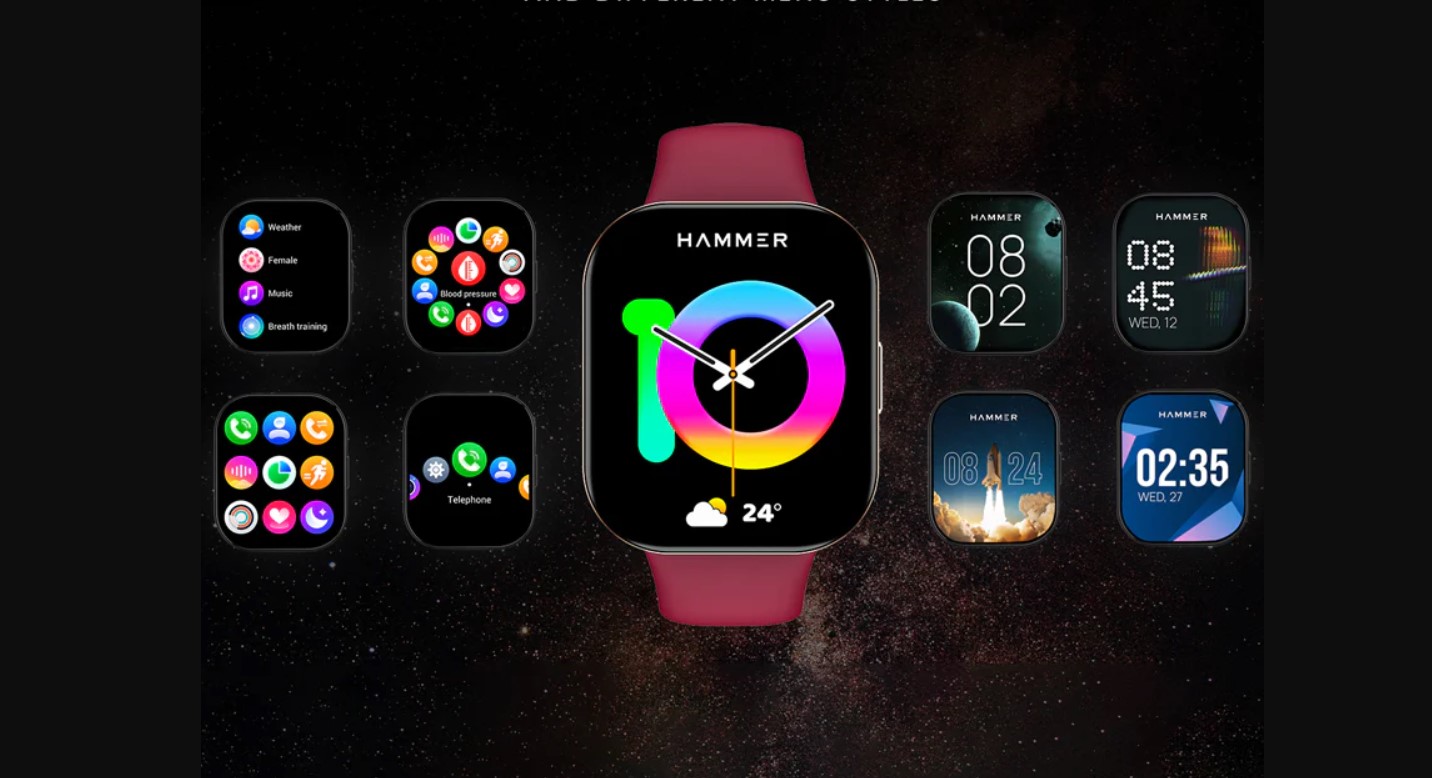 Introducing the Hammer Robust Smartwatch: A Blend of Style, Durability ...