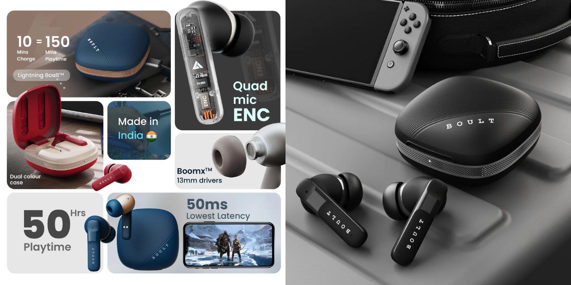 Boult W50 TWS Earbuds: Unleashing Sonic Power with 50-Hour Battery Life ...