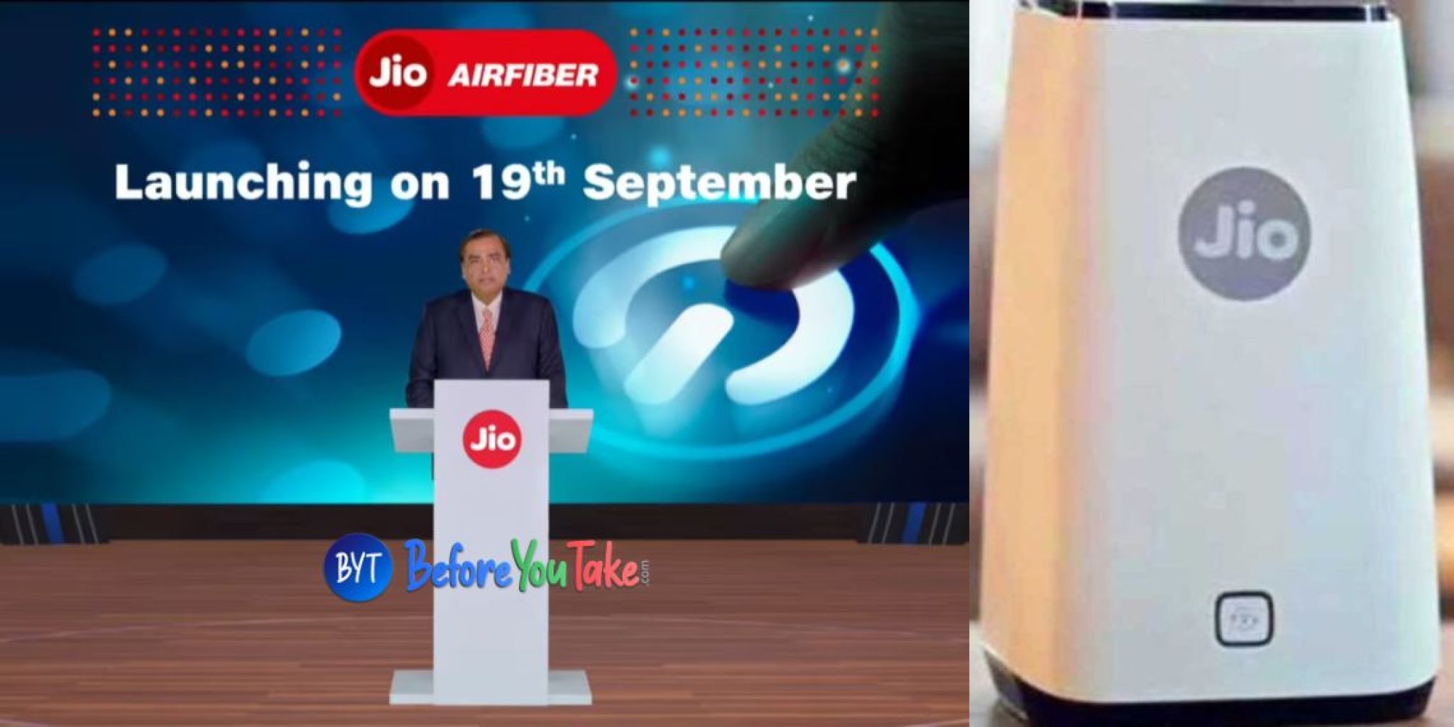 Jio AirFiber Launch: Ultra-Fast Wireless Internet Service Hits Homes on ...