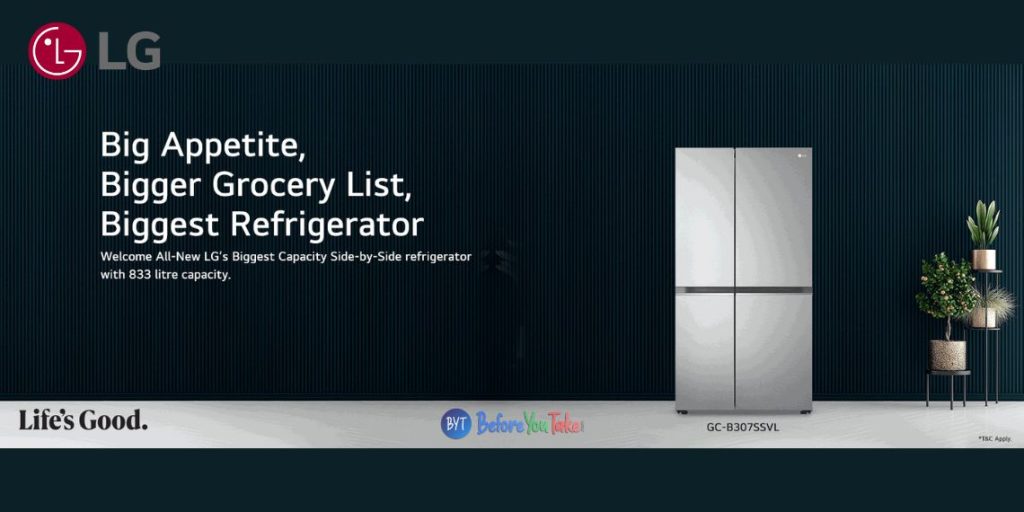 LG Launches 2023 Convertible Refrigerator Range with Wi-Fi and AI ...