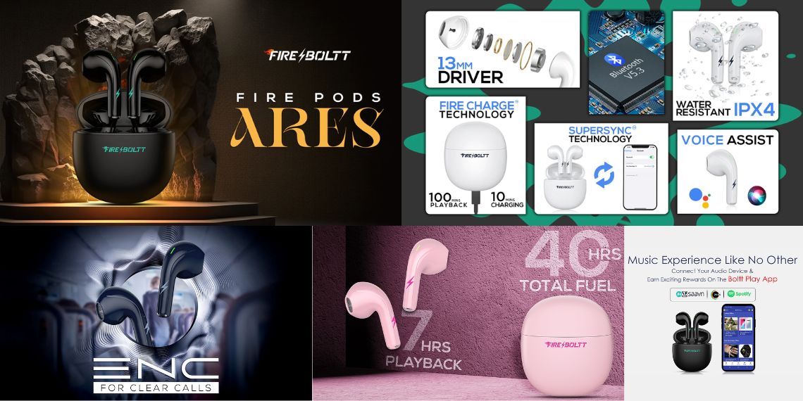 Fire-Boltt FirePods Ares TWS Launched in India: Affordable Price ...