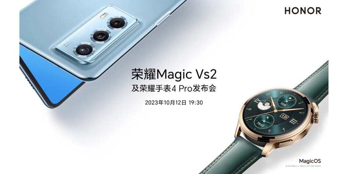 Honor Magic Vs2: The Thinner, Lighter Foldable Phone & Honor Watch 4 ...