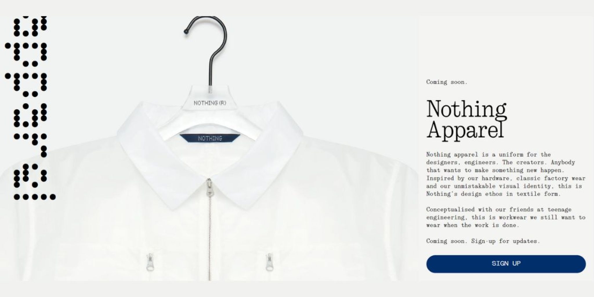 Nothing's Fashion Revolution: Introducing Nothing Apparel - Where ...