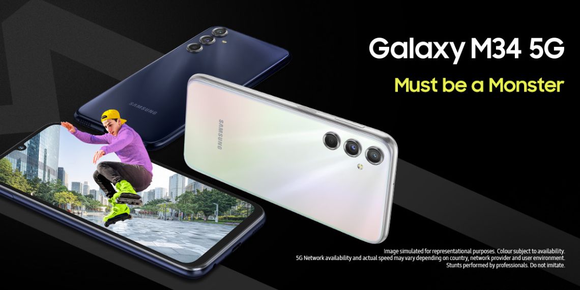 Samsung Galaxy M34 5G 8GB + 256GB Variant Launched: Features, Price ...