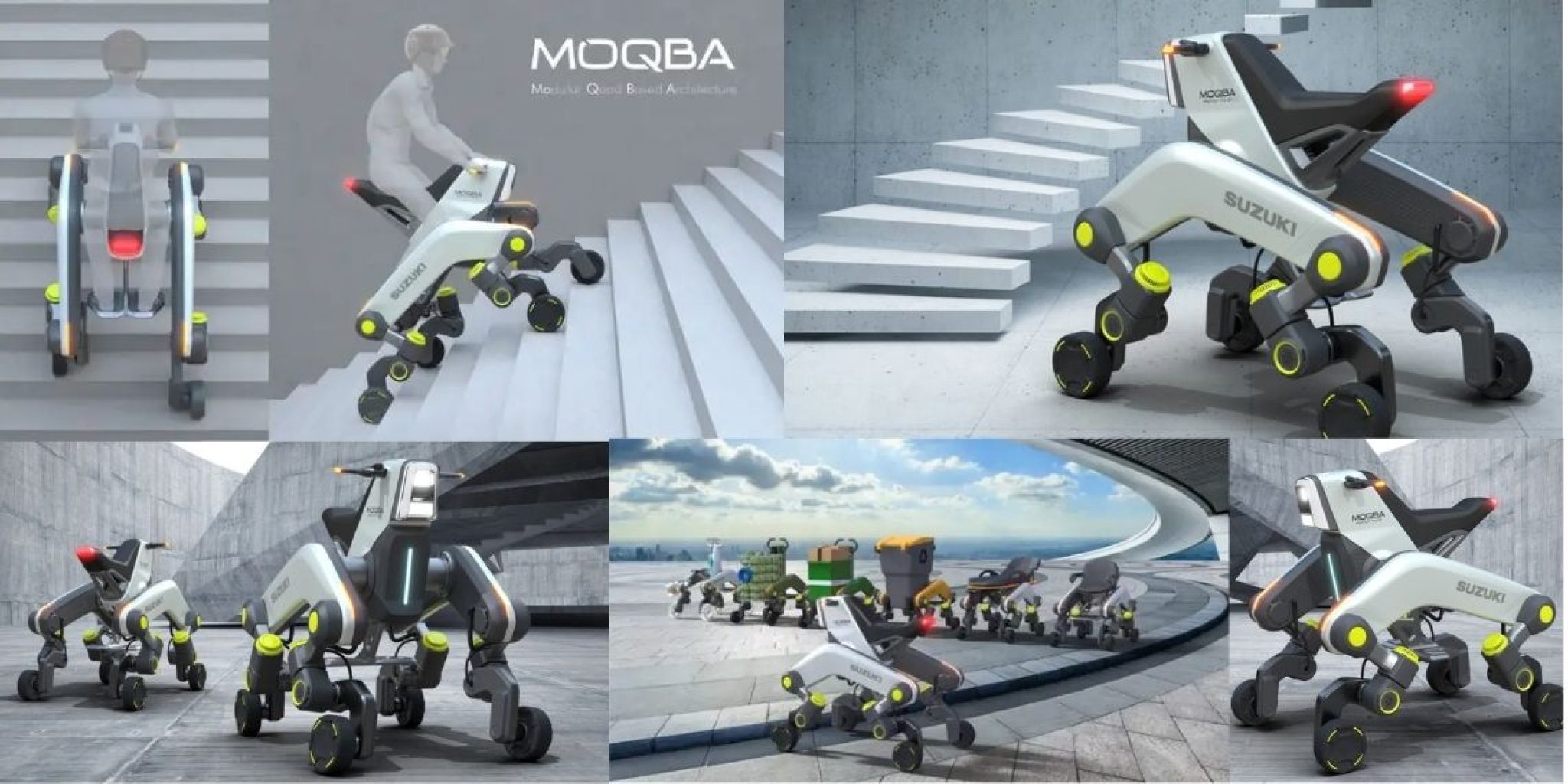 Suzuki MOQBA: The Innovative Stair-Climbing Electric Mobility Concept ...