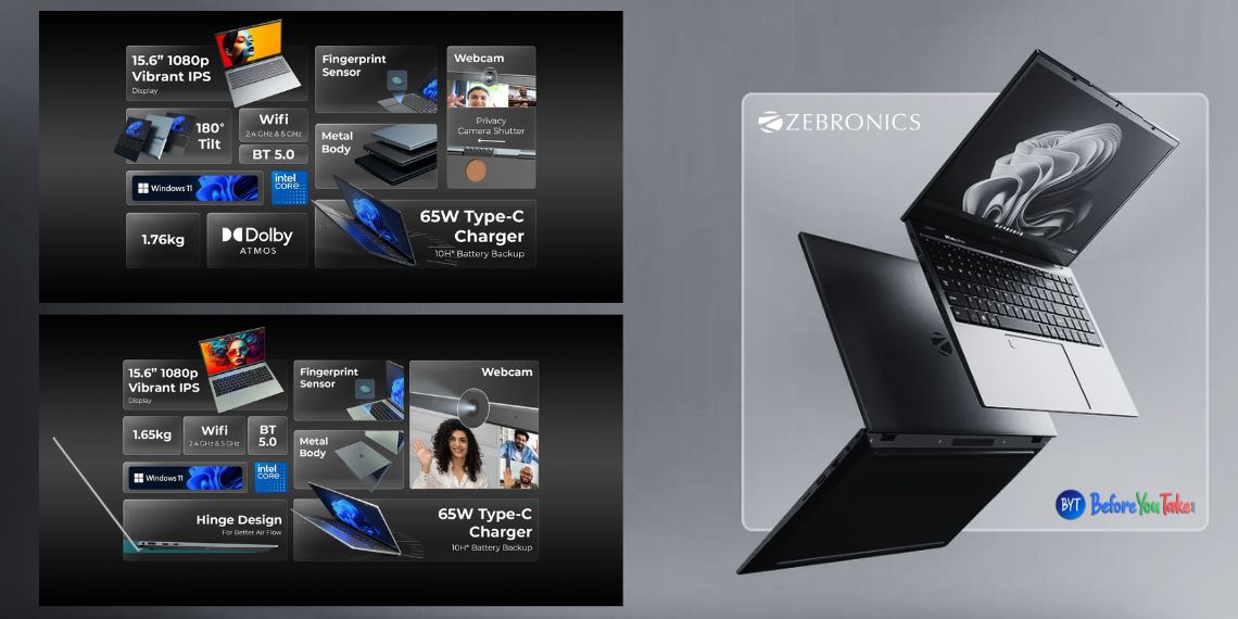 Zebronics Enters the Laptop Market with Pro Series Z Laptops Boasting ...