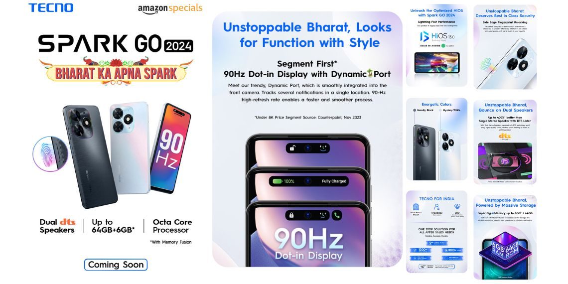 Tecno Spark Go 2024: Anticipated Entry-Level 90Hz Display Smartphone ...