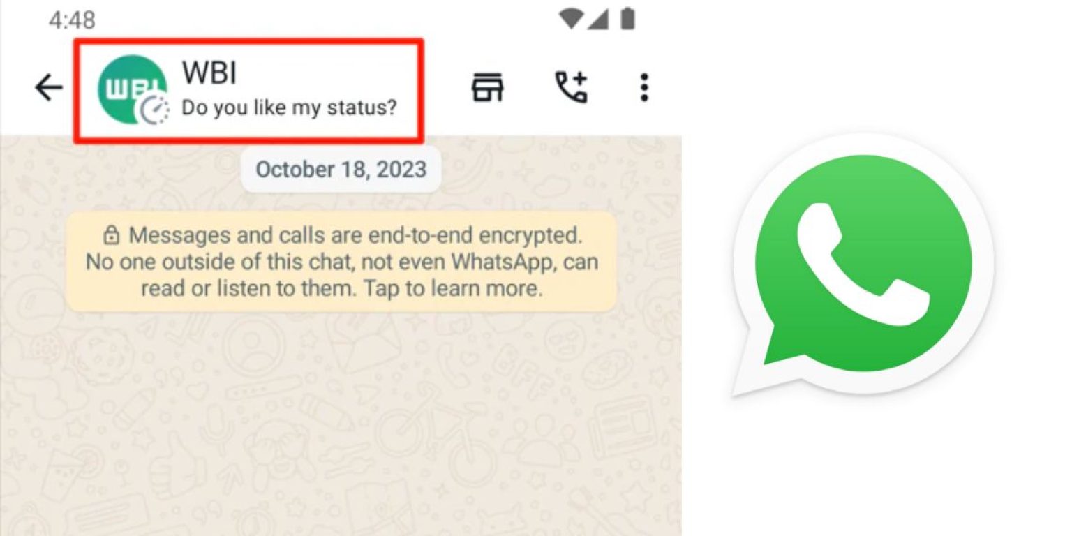 WhatsApp's Upcoming Chat Window Update: Displaying Status & Email ...