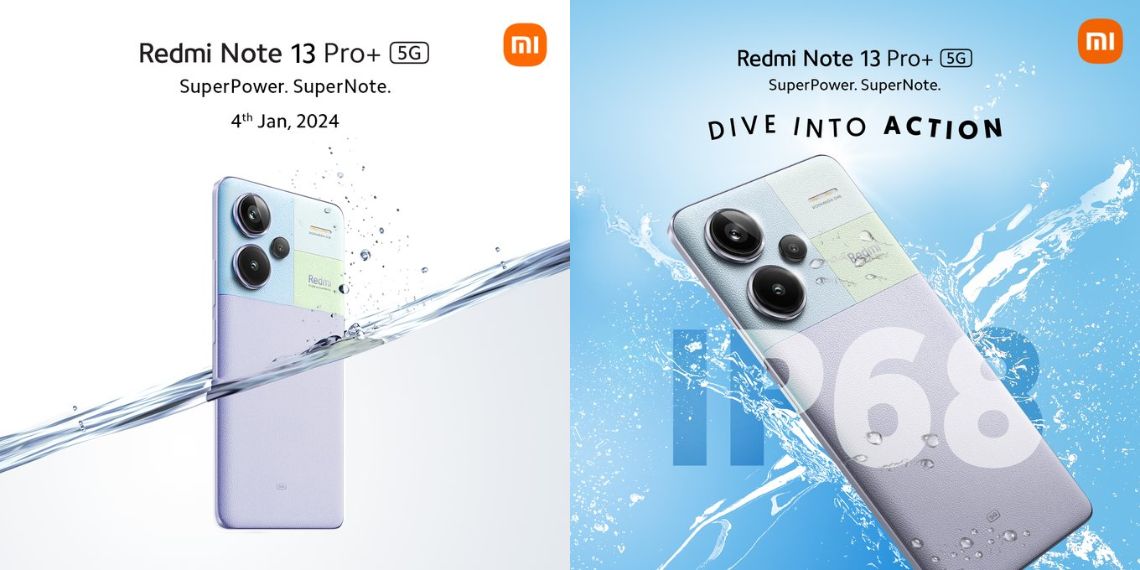 Redmi Note 13 Pro+ Confirmed with IP68 Dust and Water Resistance Ahead ...