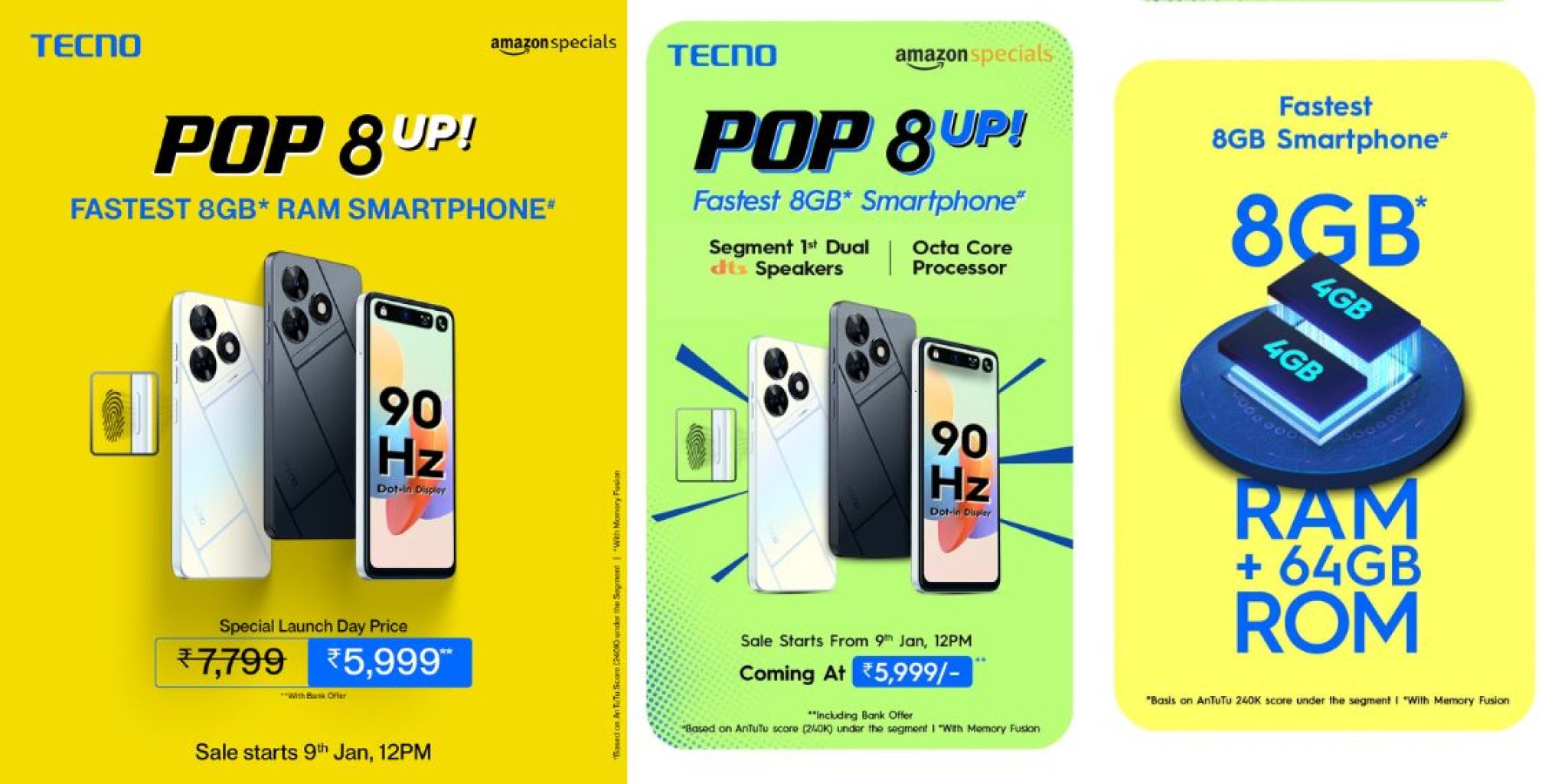 Tecno Pop 8 Launched in India: Specs, Pricing, and More Revealed for ...