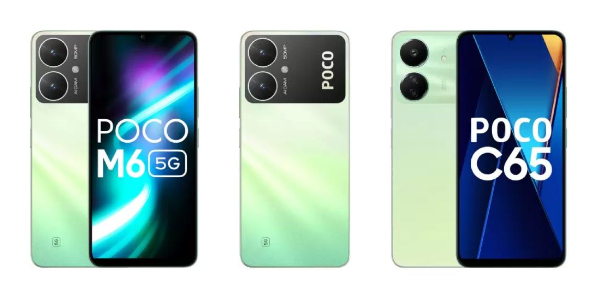 POCO M6 and POCO C65 Embrace Nature with New Green Color Variants ...