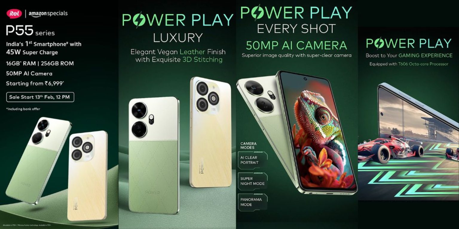 itel P55 and itel P55+ Launched in India: Unveiling Specs, More ...