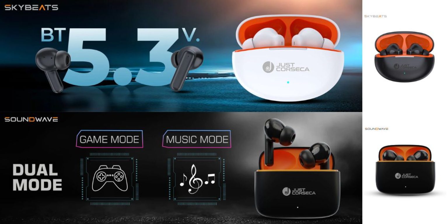 Just CORSECA Launches Soundwave & Skybeats TWS Earbuds and Albatross ...