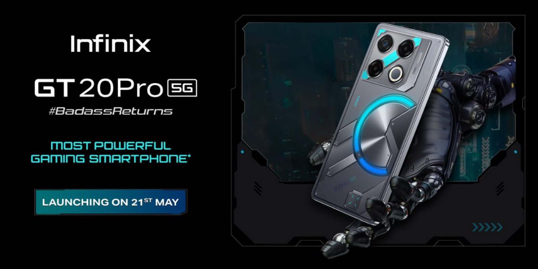Infinix GT 20 Pro: Official Teaser Reveals Aggressive Pricing Under Rs ...