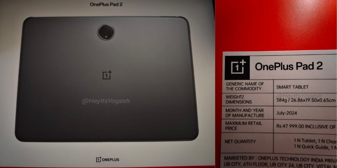 OnePlus Pad 2 with Snapdragon 8 Gen 3, Smart Keyboard, and Stylo 2 ...