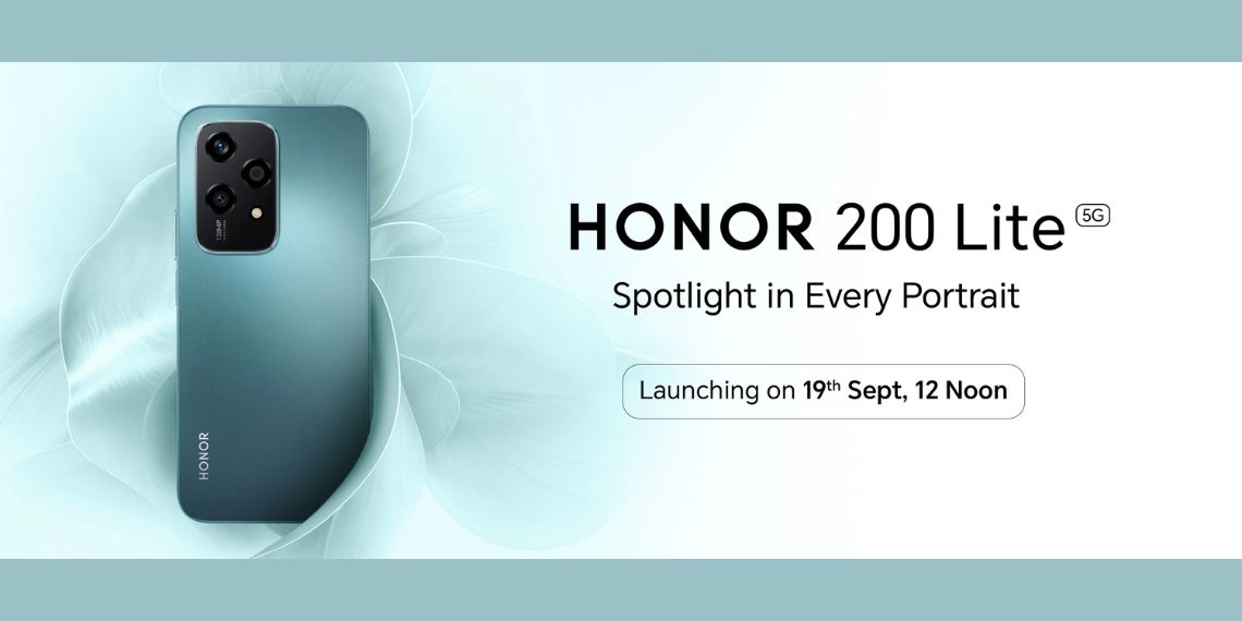 Honor 200 Lite 5G India Launch Set for September 19: 108MP Triple ...
