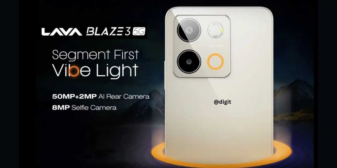 Lava Blaze 3 5G India Launch Confirmed: 50MP AI Dual Cameras, Vibe ...