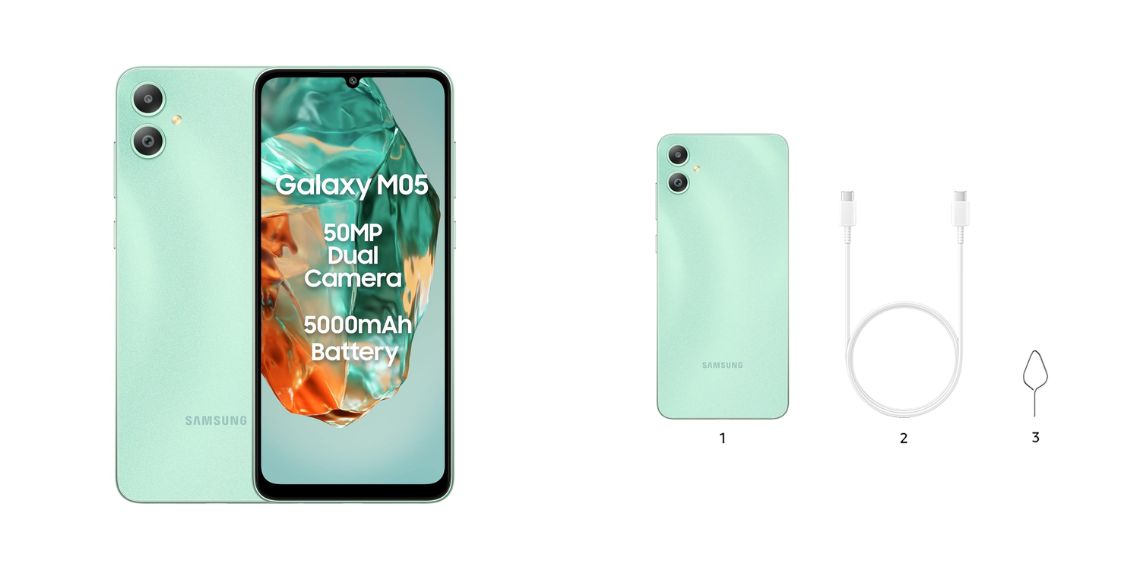 Samsung Galaxy M05 Unveiled in India: 50MP Camera, MediaTek Helio G85 ...