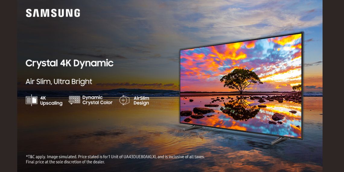 Samsung Launches 2024 Crystal 4K Dynamic TVs: Specs, Pricing, and ...