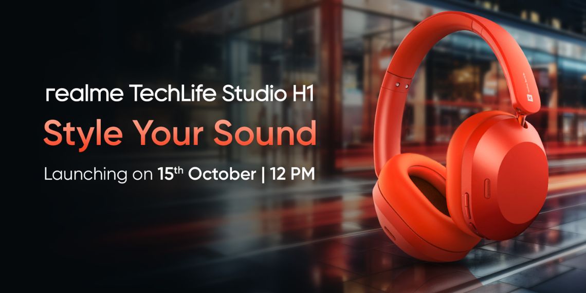 Realme Techlife Studio H1 Wireless Headphones Launching in India on ...