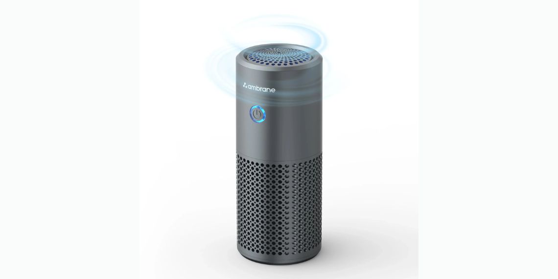 Ambrane AeroBliss Auto Launched in India: Dual-Purpose Car Air Purifier ...