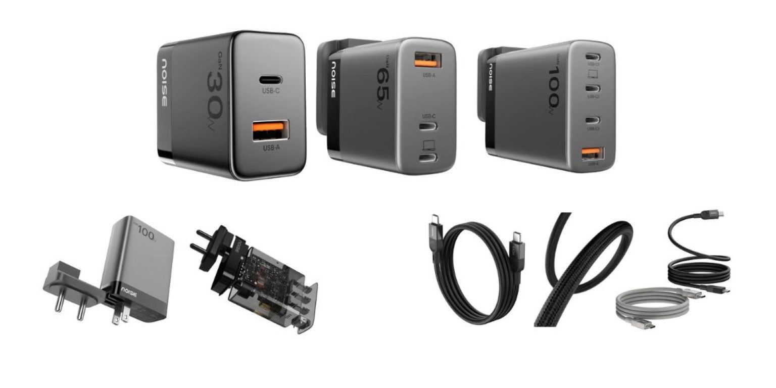 Noise Launches 30W, 65W, 100W GaN Chargers and Magnetic Type-C Cable ...