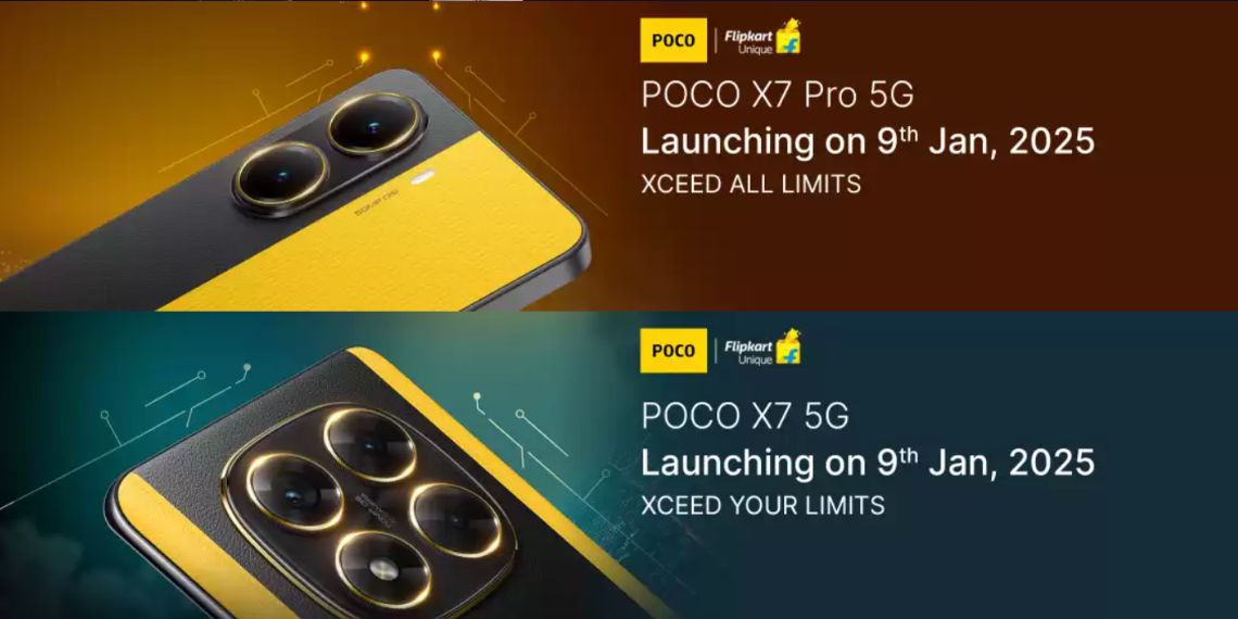 POCO X7 Series India Launch on January 9: Xceed Limits with New ...