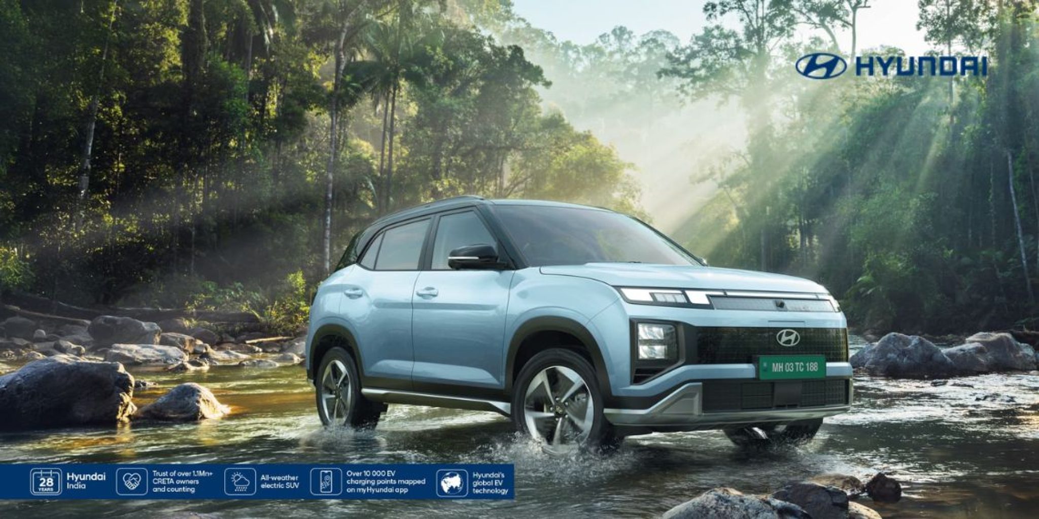 Hyundai Creta Electric Unveiled in India: 473KM Range, Dual Battery ...