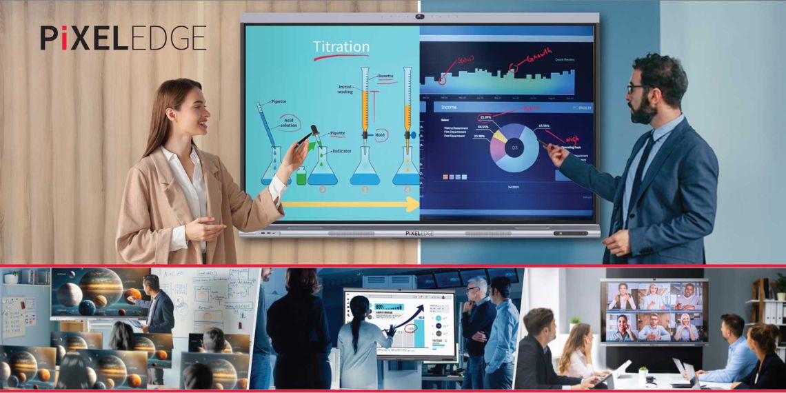 SHARP Launches Made-in-India Pixel Edge Interactive Smart Board with 4K ...