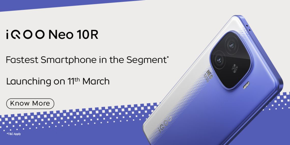 iQOO Neo 10R Launching in India on March 11: 1.5K AMOLED Display ...