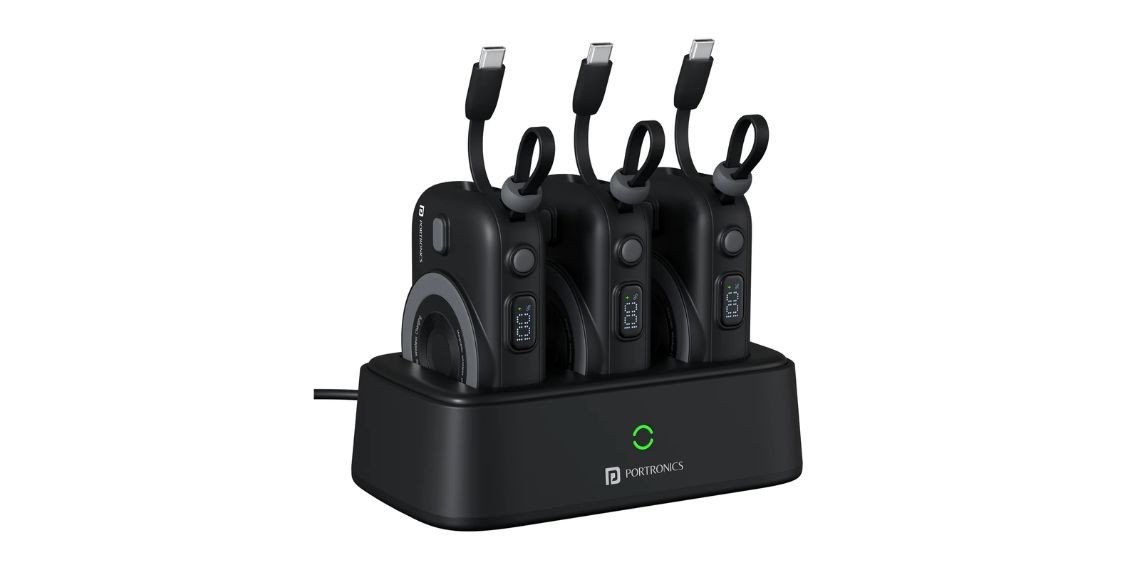 Portronics Power Shutter Home Launched: 3-in-1 Charging Station with ...