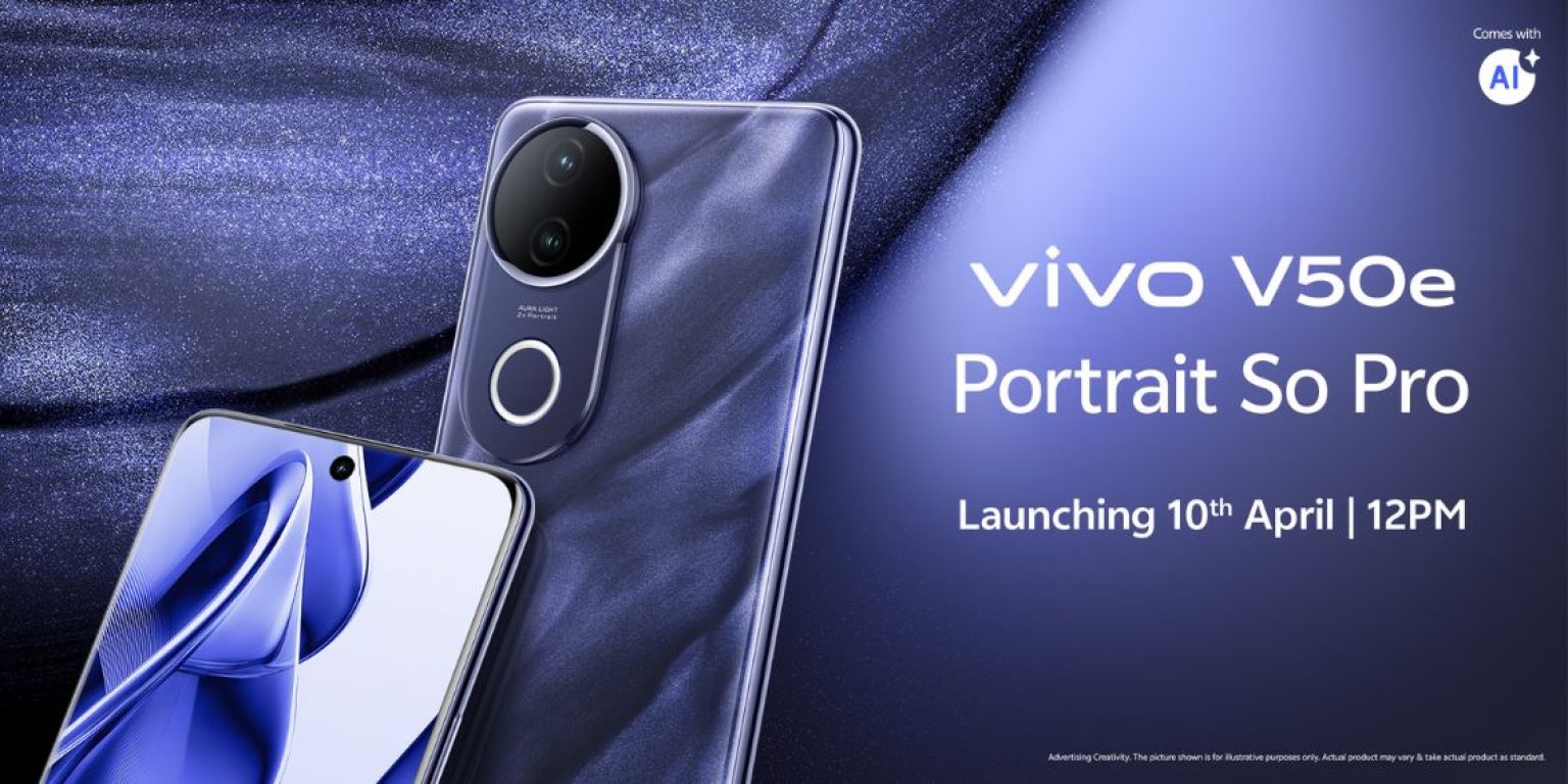 Vivo V50e Set to Launch in India on April 10 with 50MP Group Selfie ...
