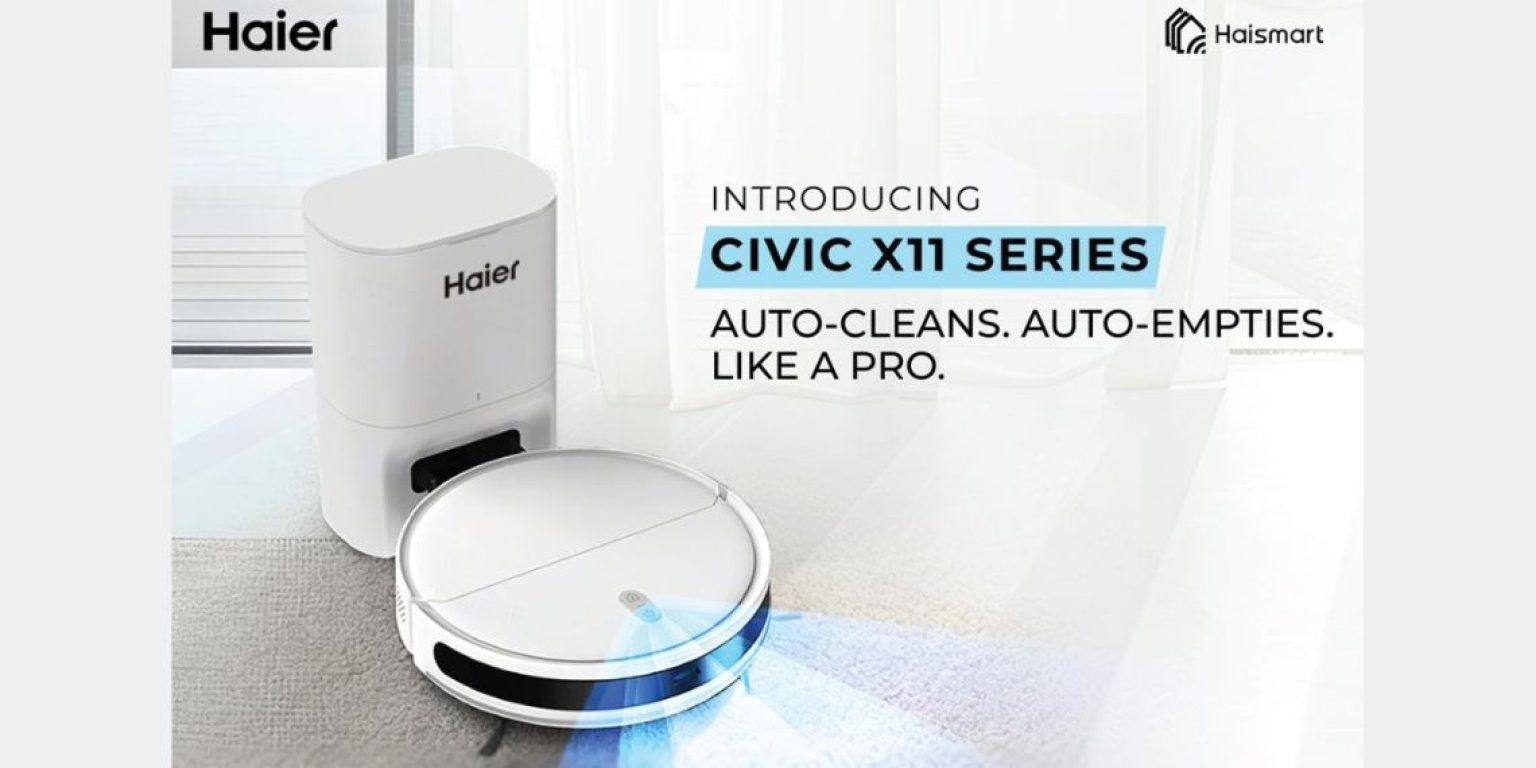 Haier Unveils Made-in-India CIVIC X11 & X11 Pro Robot Vacuums with ...