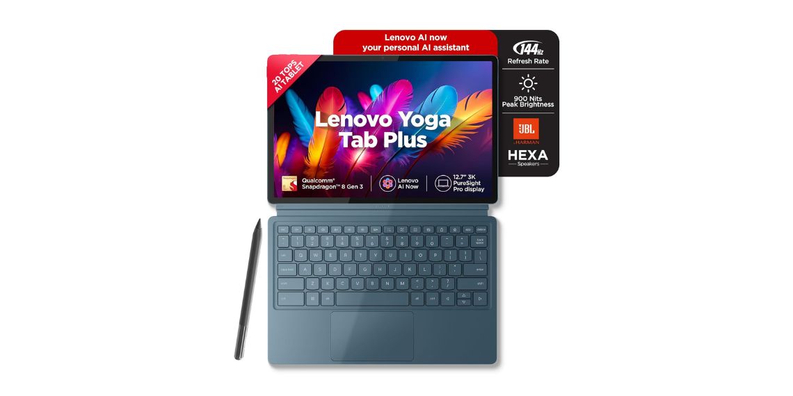 Lenovo Yoga Tab Plus Launched in India: AI-Powered Android Tablet with ...
