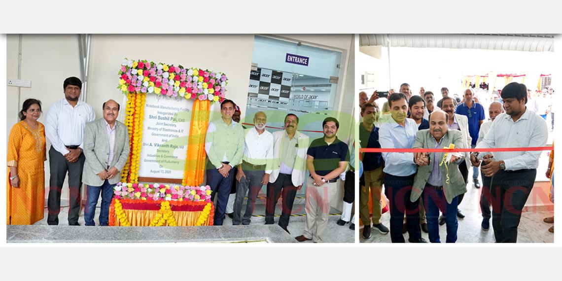 Acer Launches ₹50 Crore Puducherry Laptop Plant Under Make in India ...