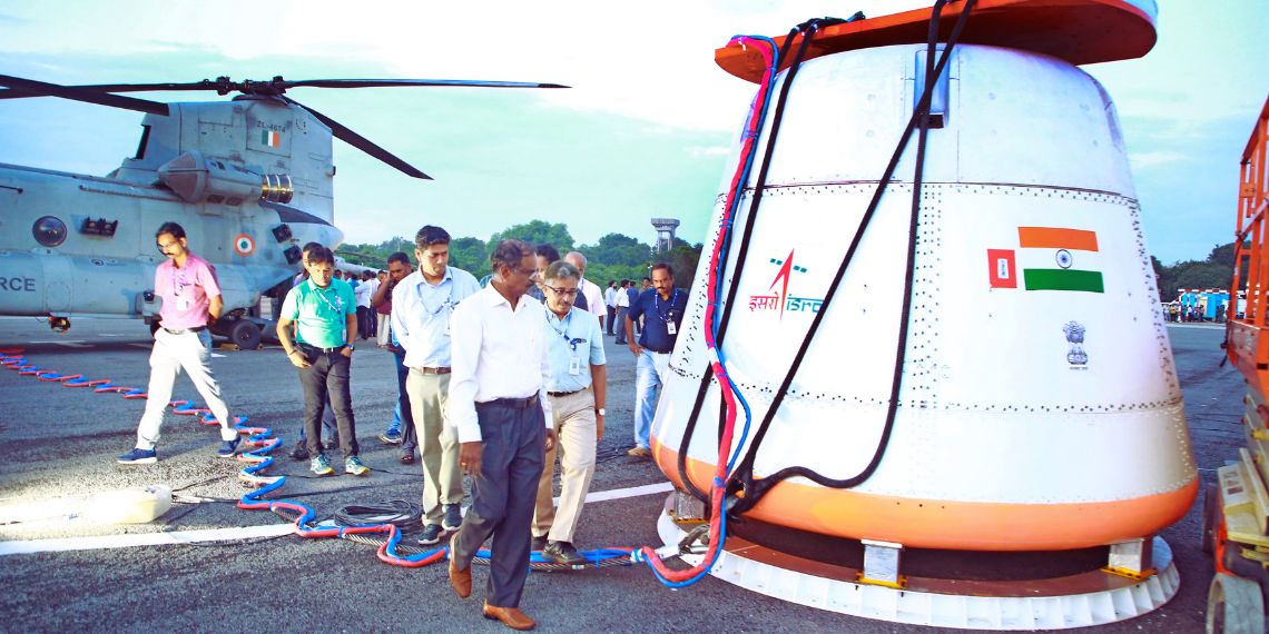 ISRO Successfully Conducts First Integrated Air Drop Test for Gaganyaan ...