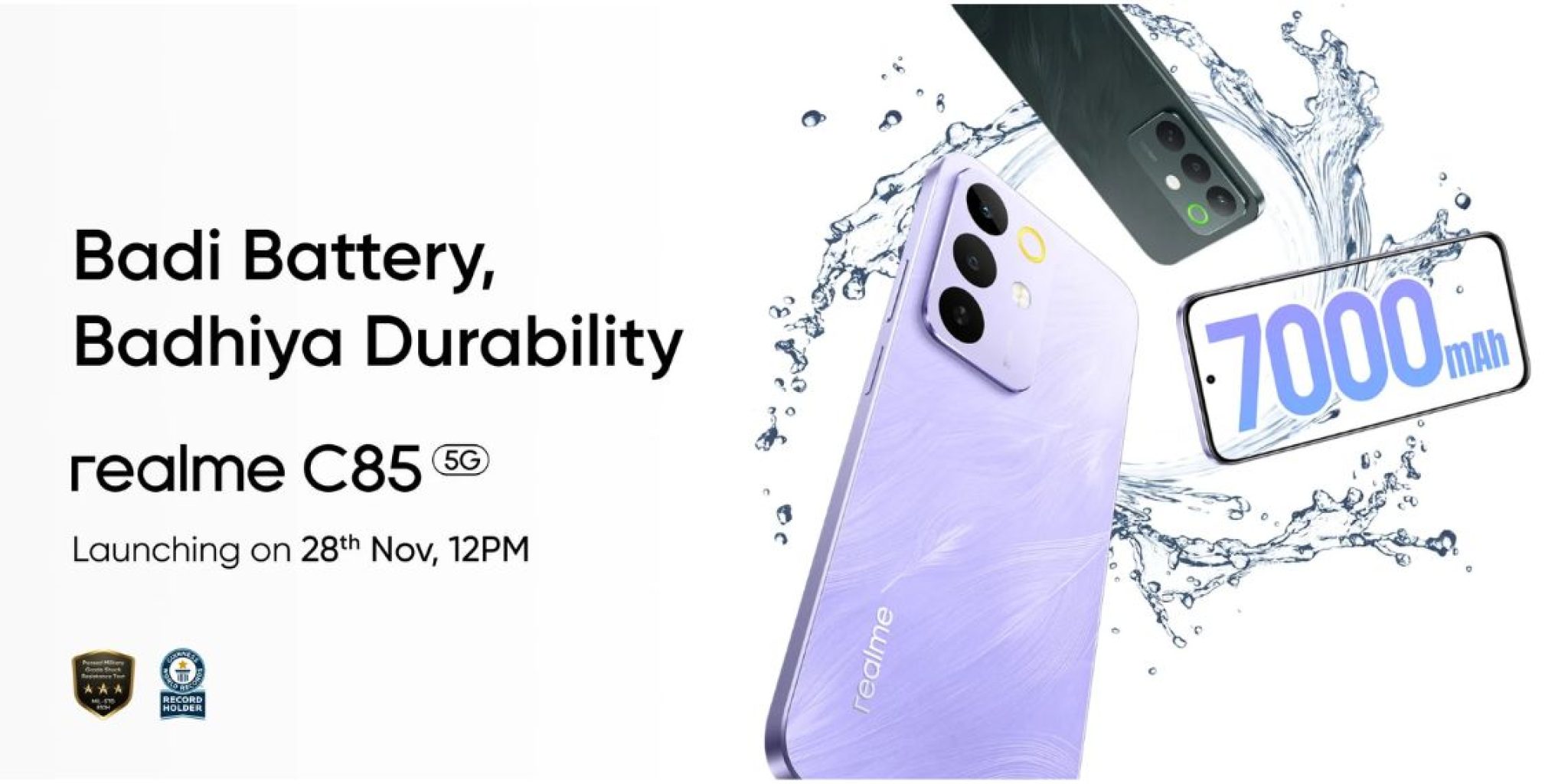 Realme C85 5G India Launch Confirmed: Big Battery, Strong Durability ...