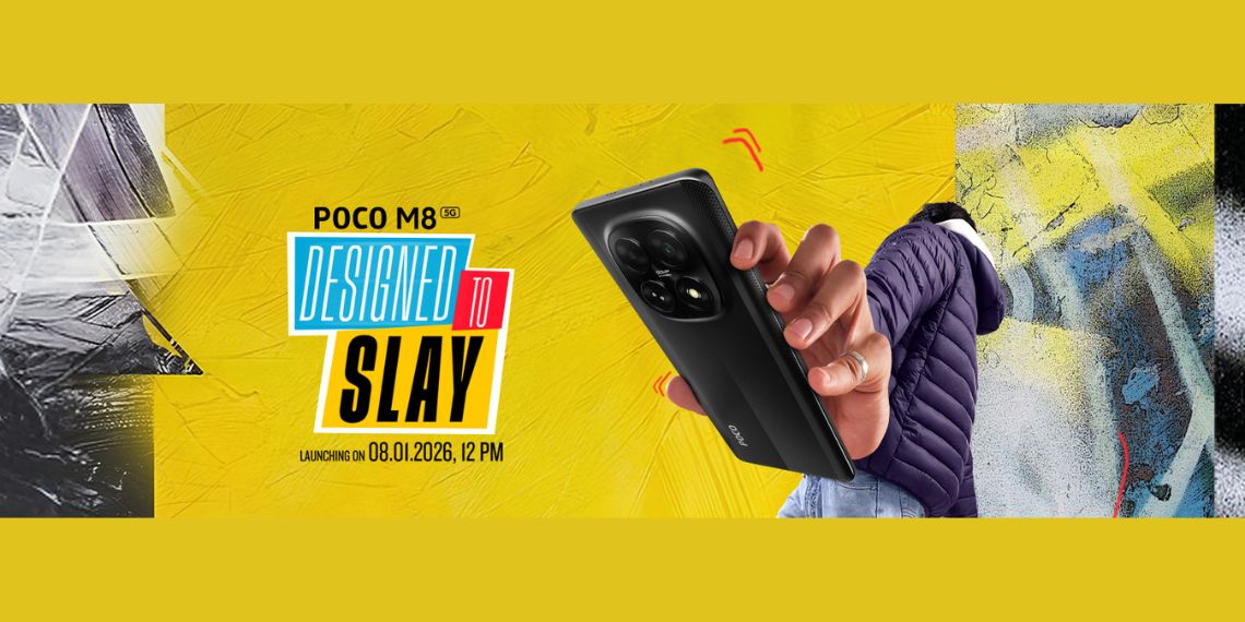 Poco M8 5G Set for India Launch on January 8: Slim Design, 50MP AI ...